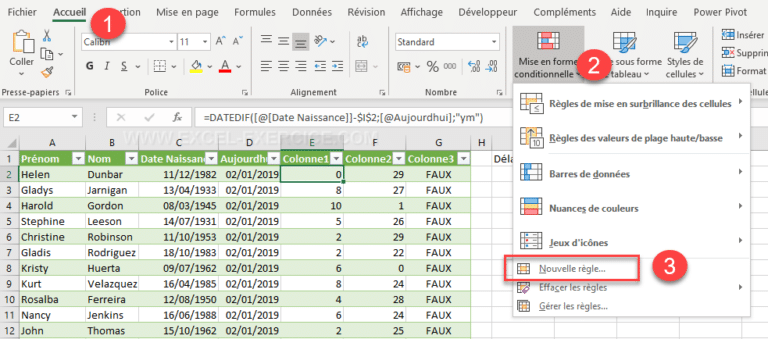 Change the color of weekends in Excel