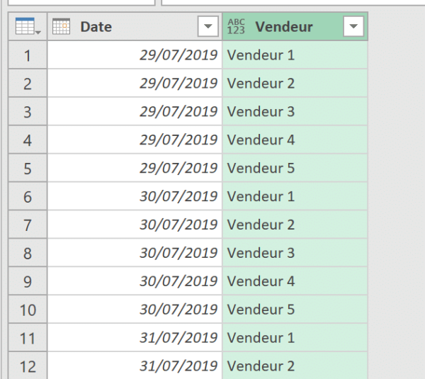 Combine all rows (Cross Join) with Power Query