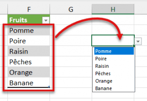Créer un Menu déroulant dynamique - Excel Exercice
