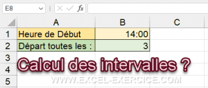 🕒 Créer une liste d'intervalles par Minute 🕗️