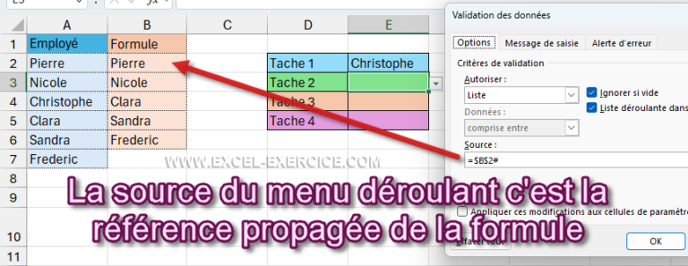 Menu déroulant sans afficher les données précédentes